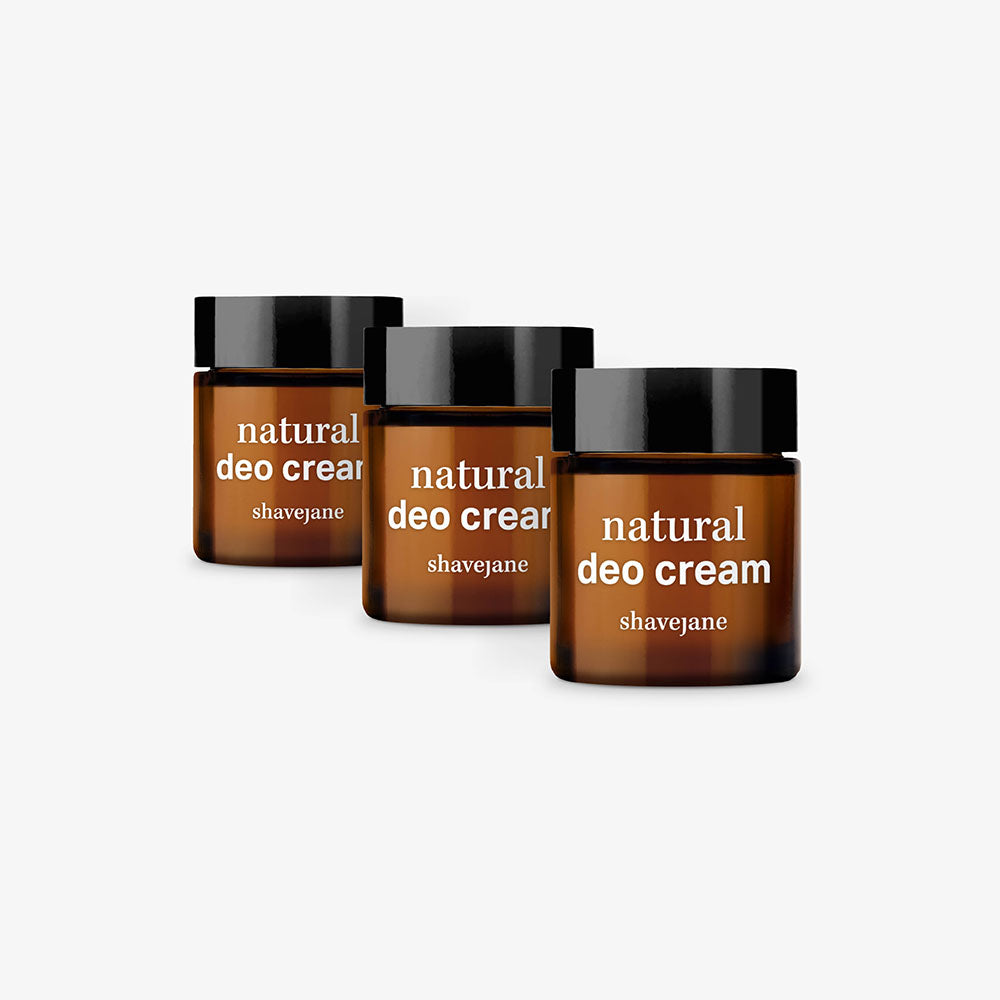 Natural Deo Cream 3er Set – Shavejane